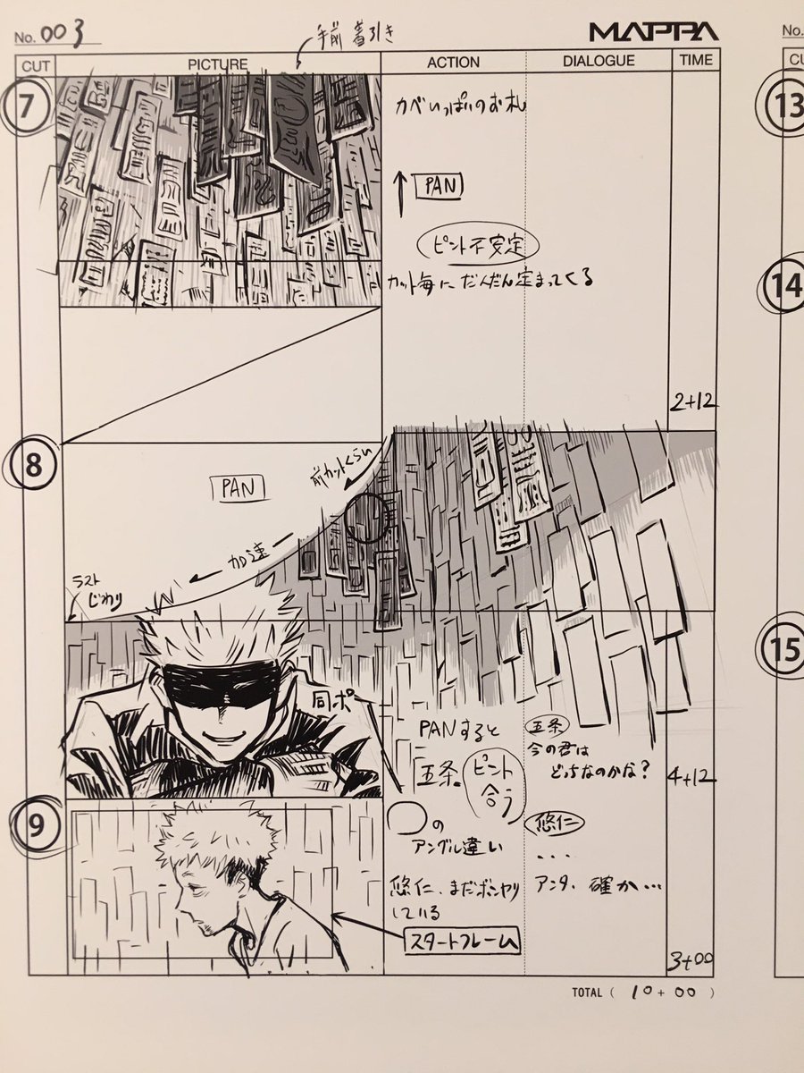 Storyboard de Jujutsu Kaisen impressiona | Você Sabia Anime